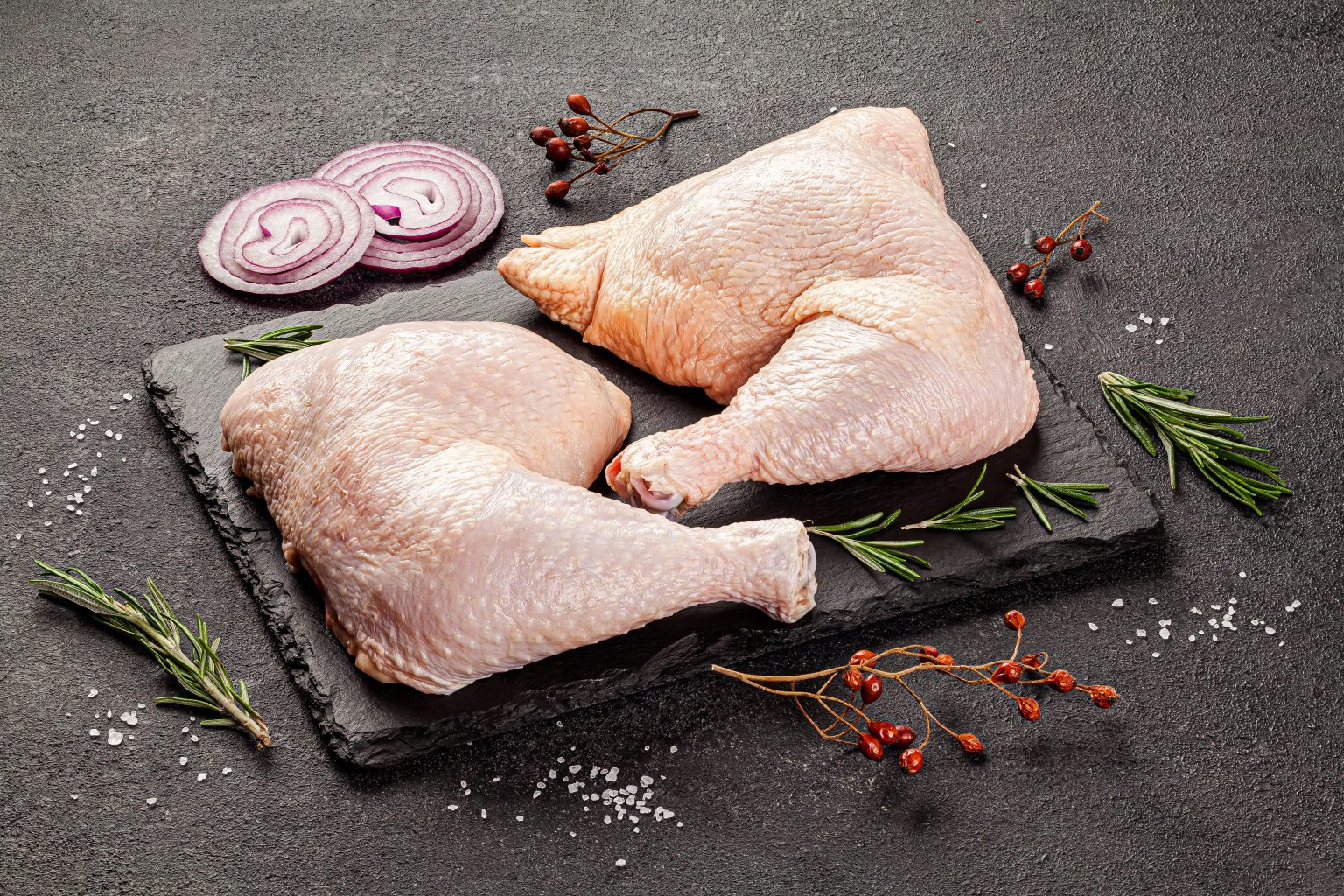 Chicken Leg Back Attached -Bulk Pack - Bow River Meats